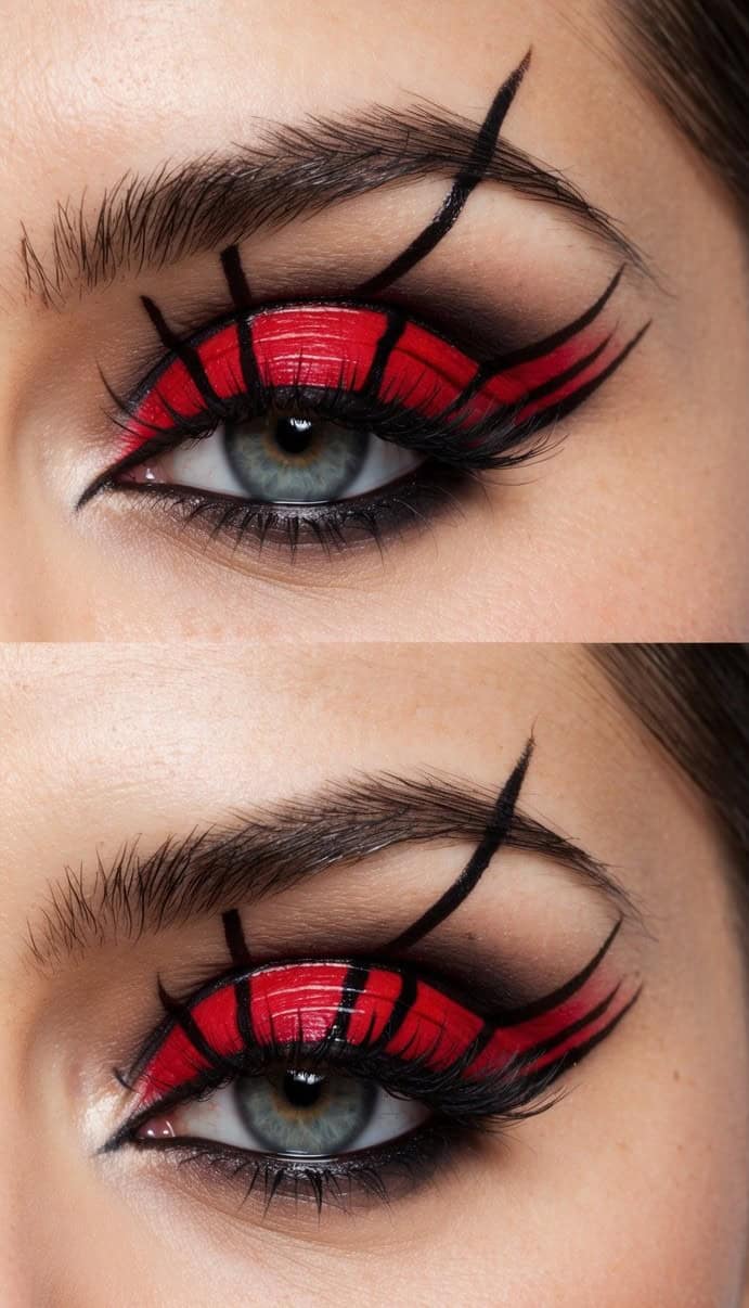 21 Spiderweb Eye Makeup Ideas: Enchanting Halloween Looks to Bewitch ...